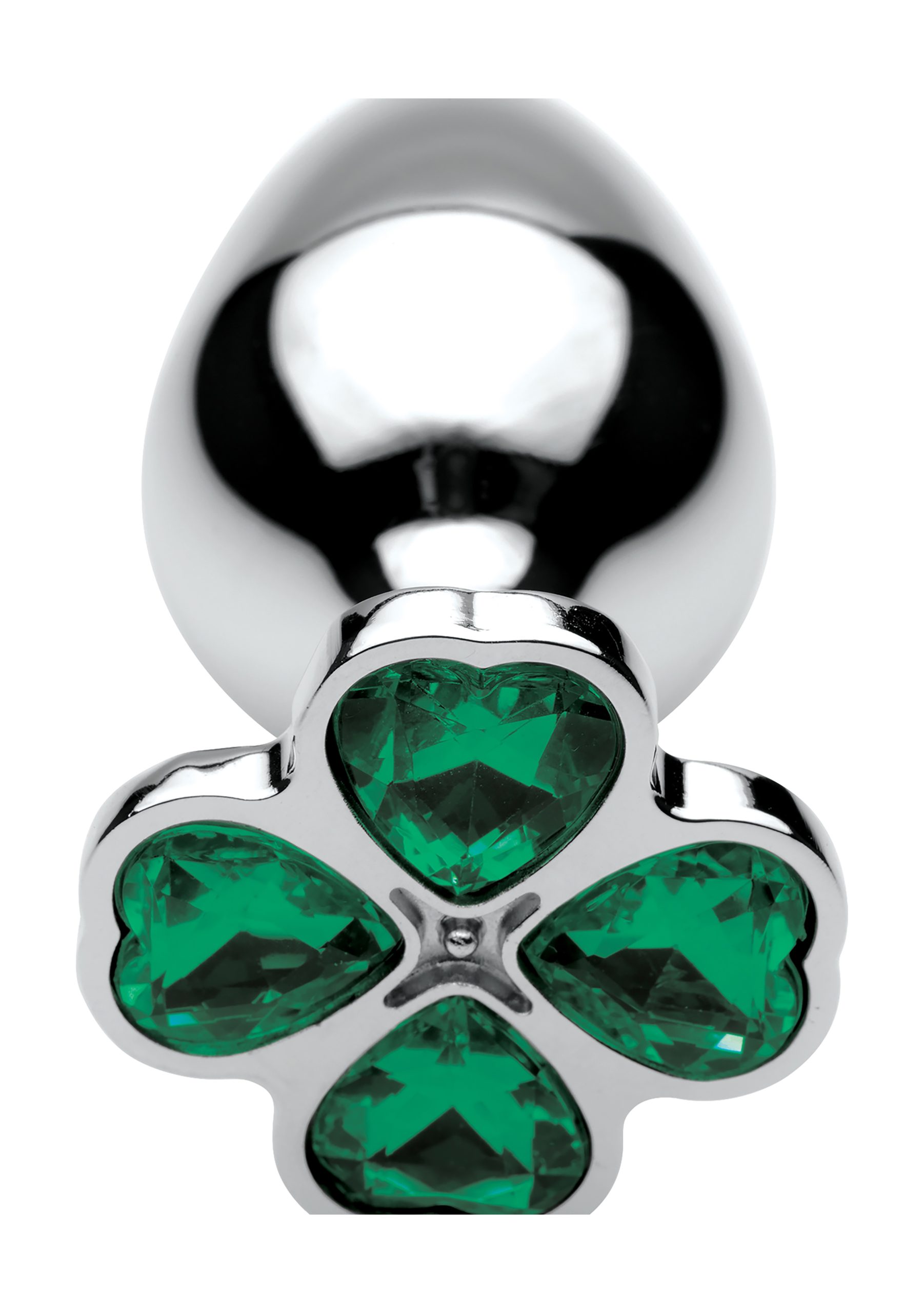 Plug bijou Lucky Gem Trèfle 7.5 x 3.2 cm - BDSM Univers